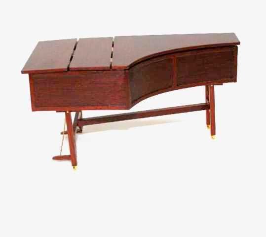 Dawn Dahn Harpsichord Dollhouse Miniature