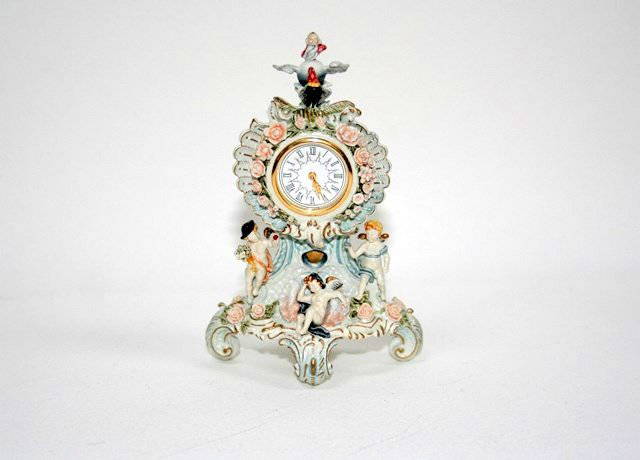Goebel Olszewski Figural Clock