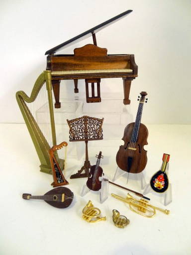 Dollhouse Musical Instruments