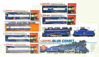 4: LIONEL BLUE COMET TRAIN SET - Sep 17, 2011 | Lloyd Ralston Gallery in CT