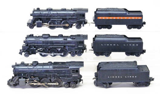 Lionel Steam Engine 2035 & Tender 6466w 2pc Lot