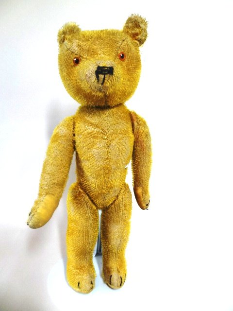 Antique Straw Stuffed Bear