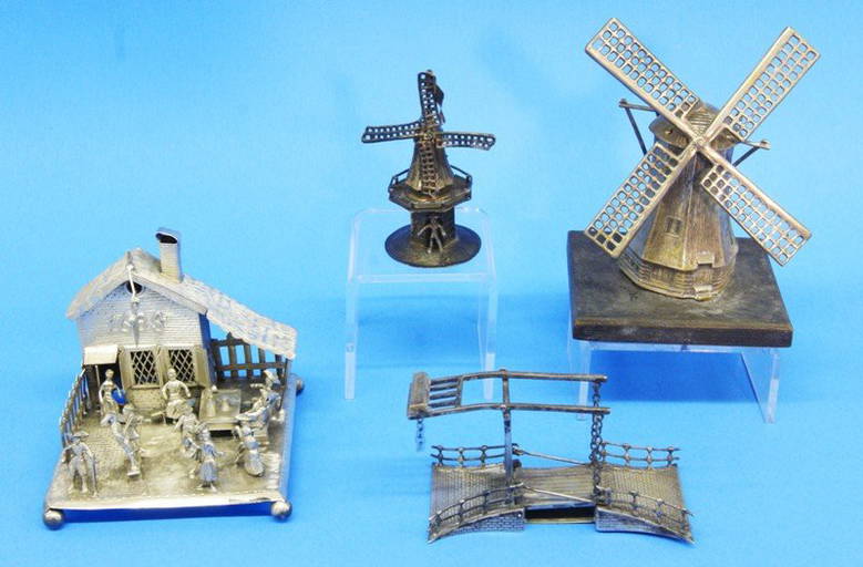 Four Dutch Silver Miniatures