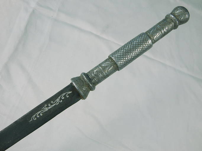 Antique Old Burmese Burma Dha Sword