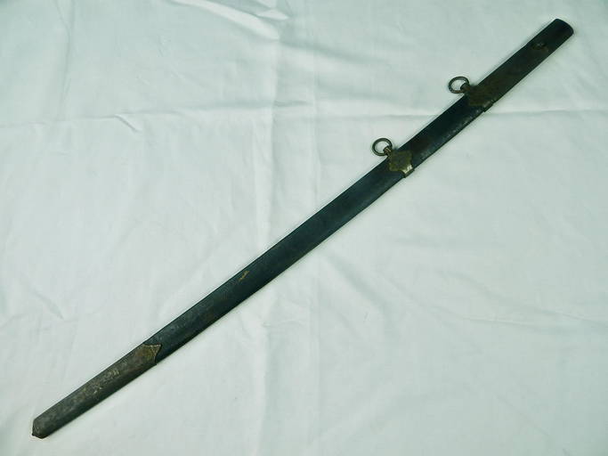 Antique Old 19 Century Officer Sword Scabbard