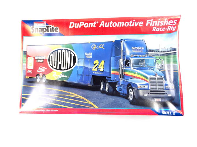 Snaptite Dupont Race Rig Transporter Model Kit Truck Box