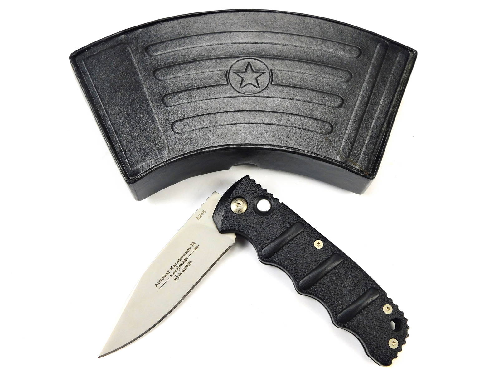 Boker Magnum Ak-74 Automat Kalashnikov 74 Boker Plus Foldng Pocket Knife Auction