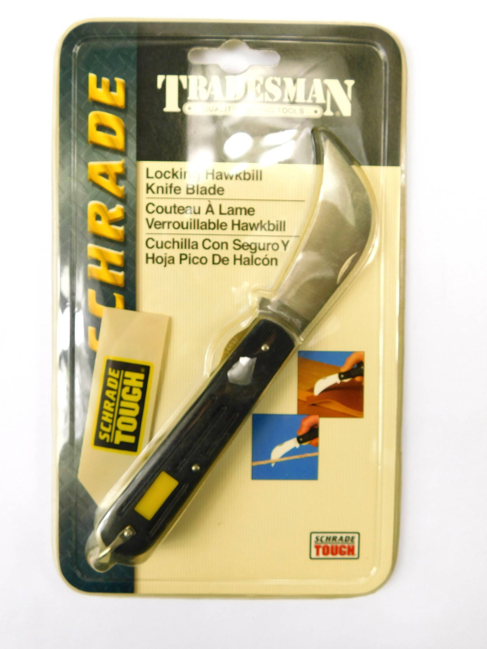 Schrade Tradesman Locking Hawkbill Folding Pocket Knife Auction