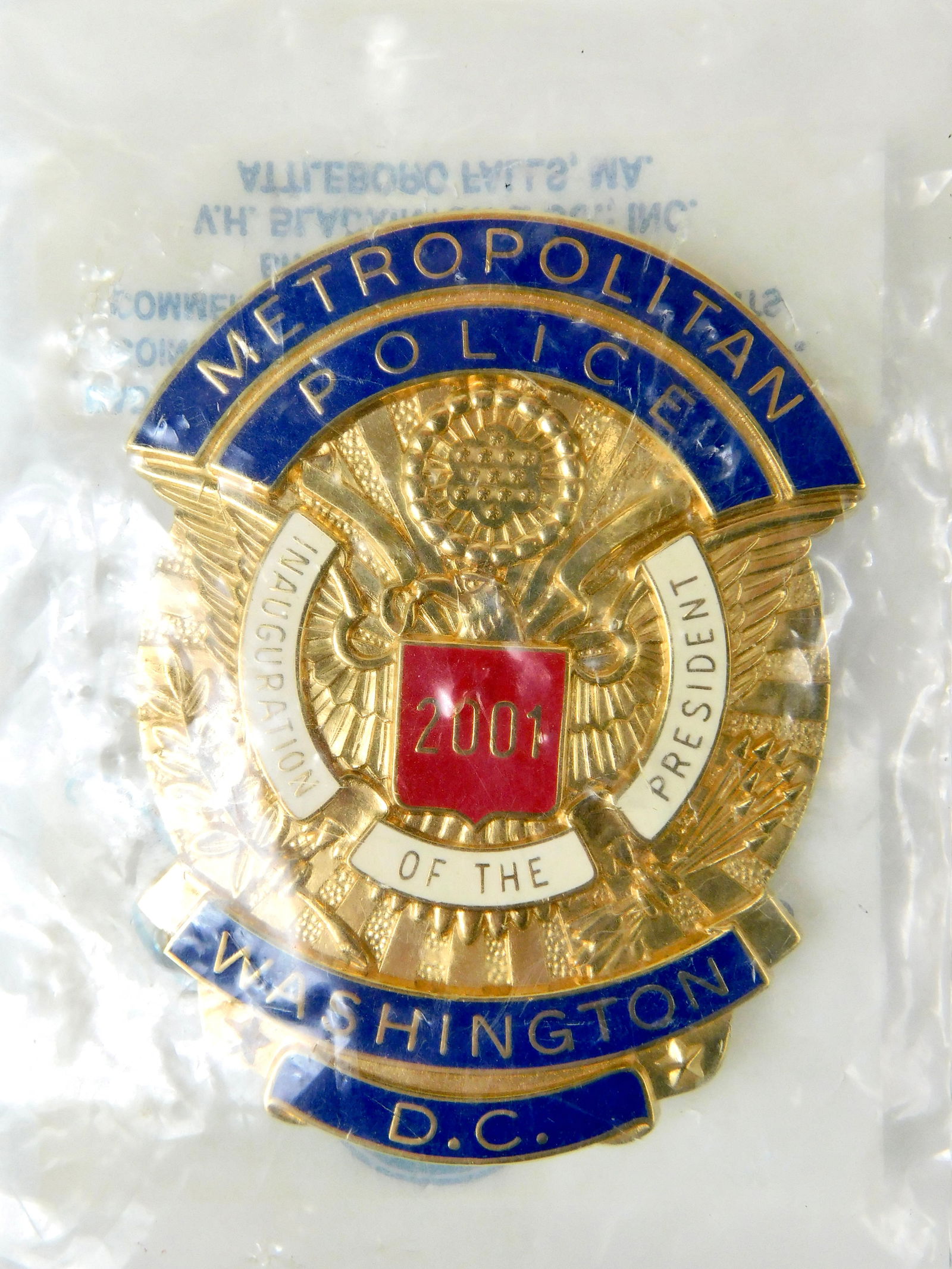 2001 Blackinton Metropolitan Police Washington Dc Badge - Jun 21, 2025 ...