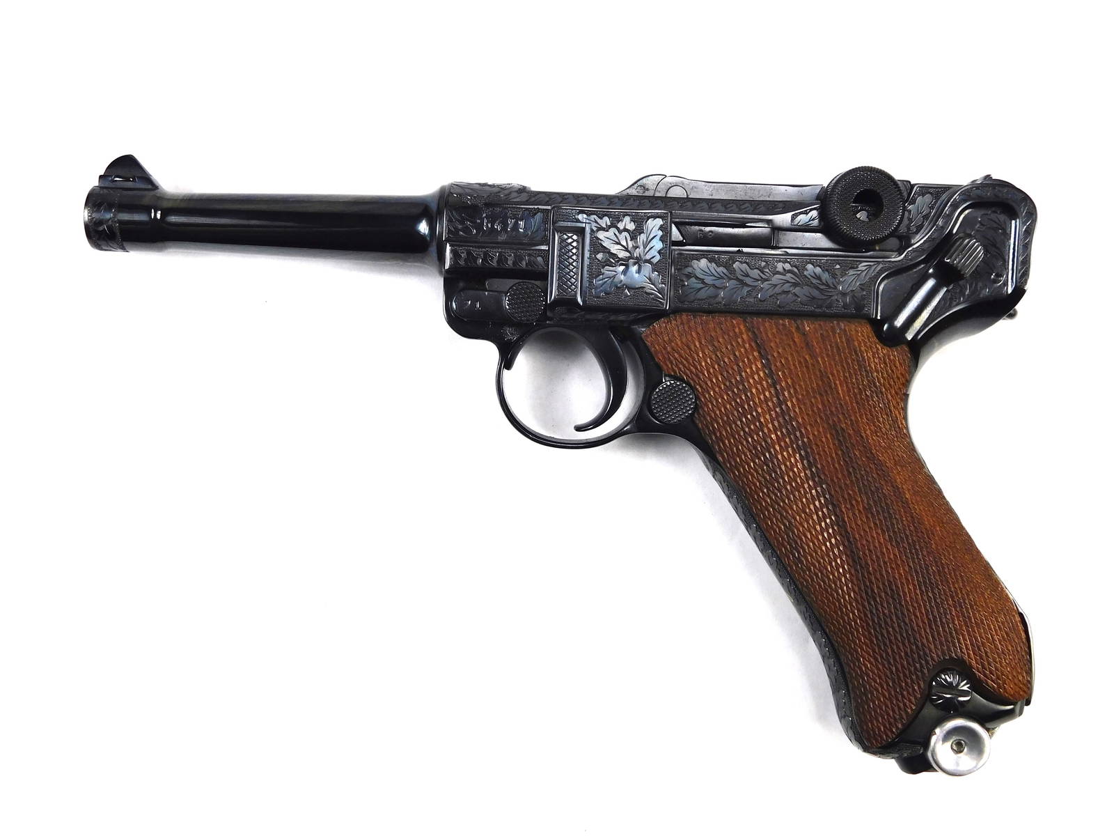 German Ww2 Luger P08 Mauser Factory Engraved Limited Edition Pistol Gun ...