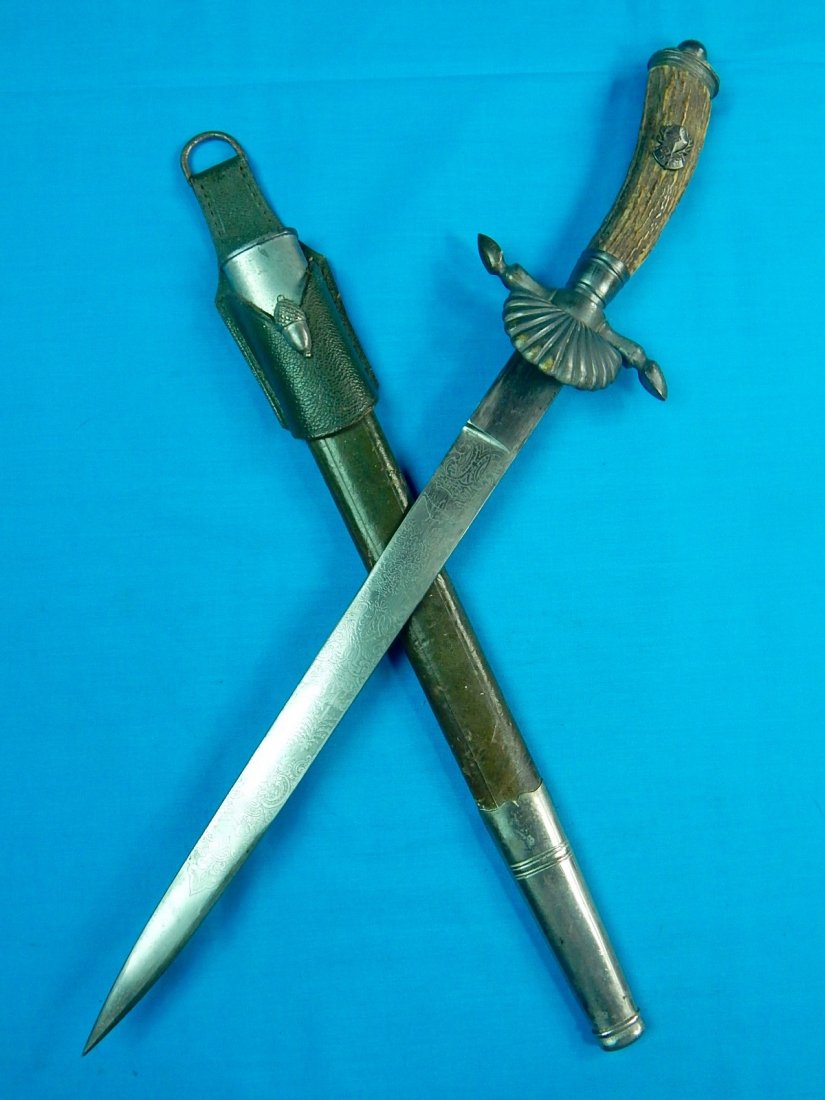 German Germany WW2 Hunting Association Dagger Knife
