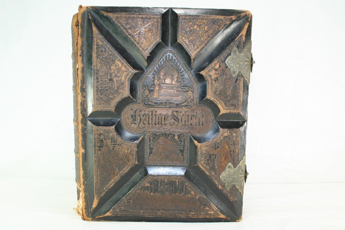 Antique German Bible Heilige Schrift