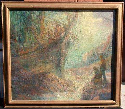 37: Harry Mann Waddell (1876-1956) Oil