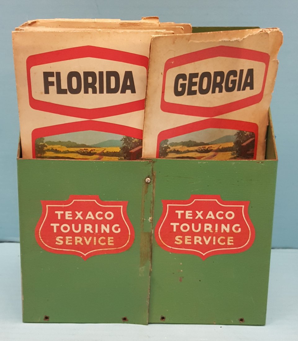 Texaco Road Map Holder with Vintage Road Maps - Mar 17, 2018 ...