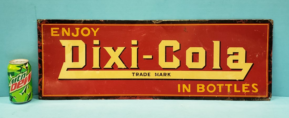 Enjoy Dixi- Cola Tin Sign