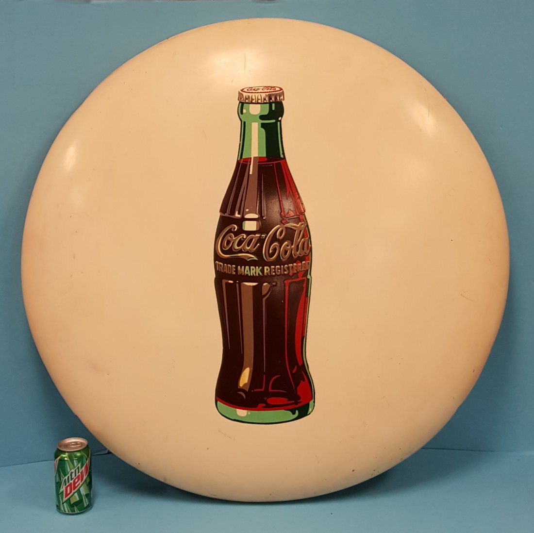 White Coca Cola Button