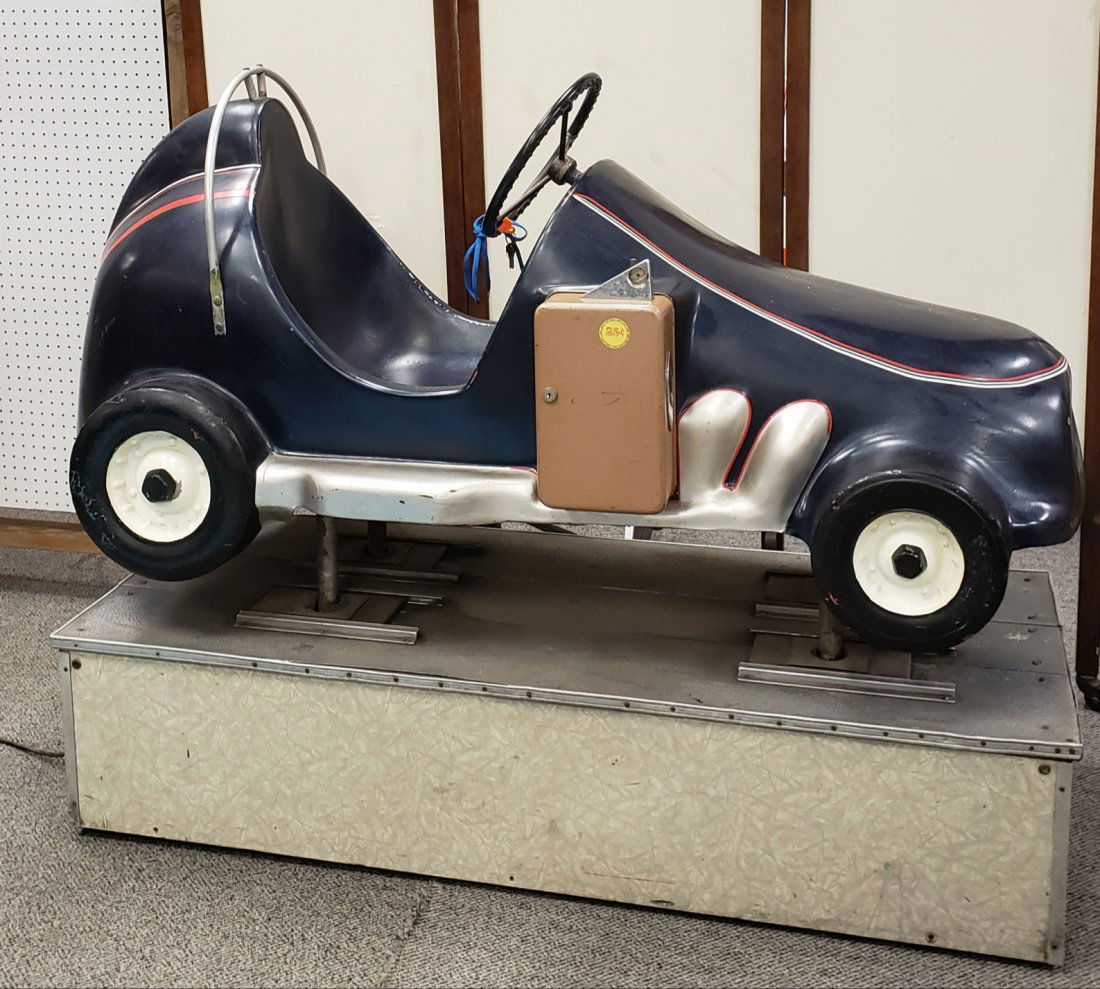 1950's Coin Operated Race Car Kiddie Ride