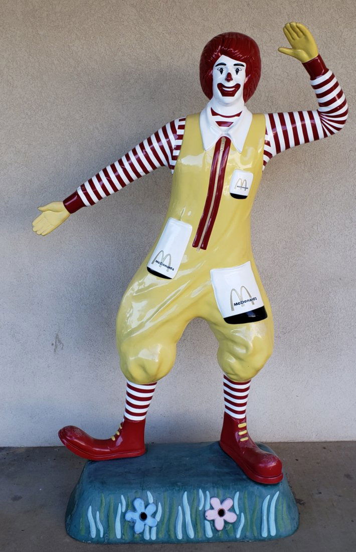 Ronald McDonald Lifesize Statue