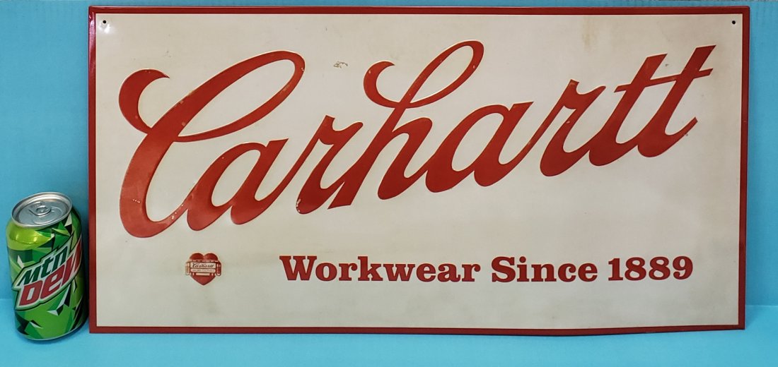 Carhartt Embossed Tin Sign