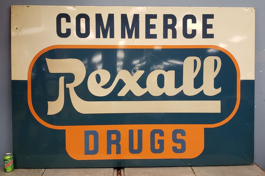 Commerce Rexall Drug Smaltz Sign