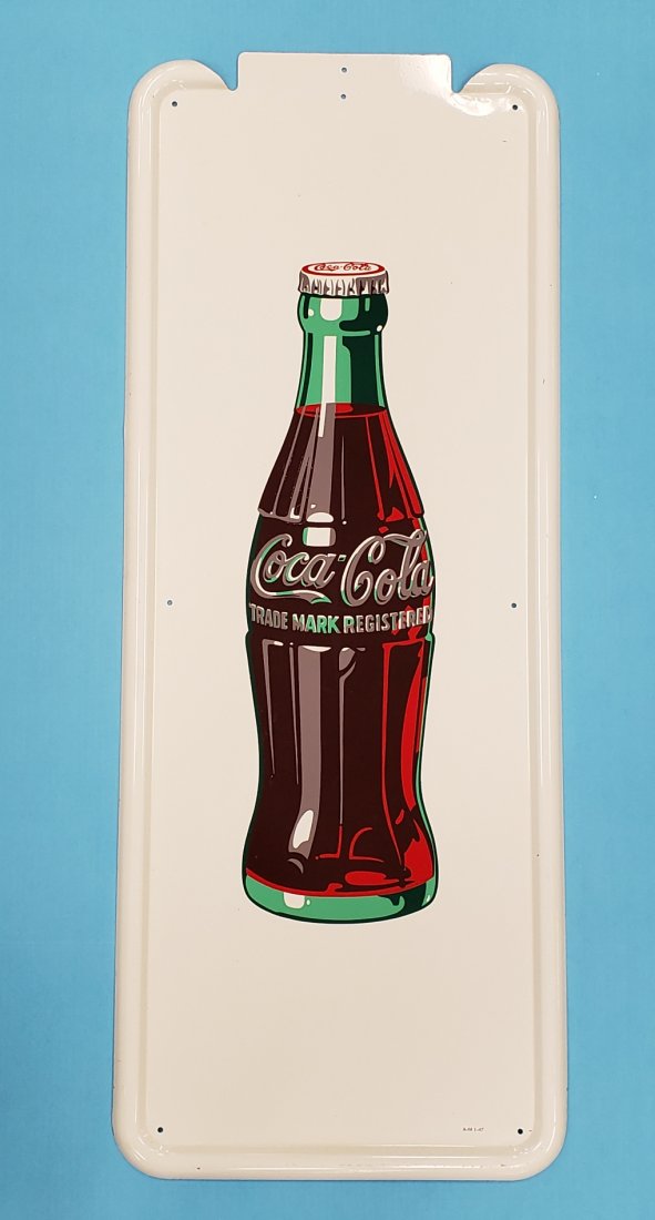 1947 Coca Cola Pilaster Sign