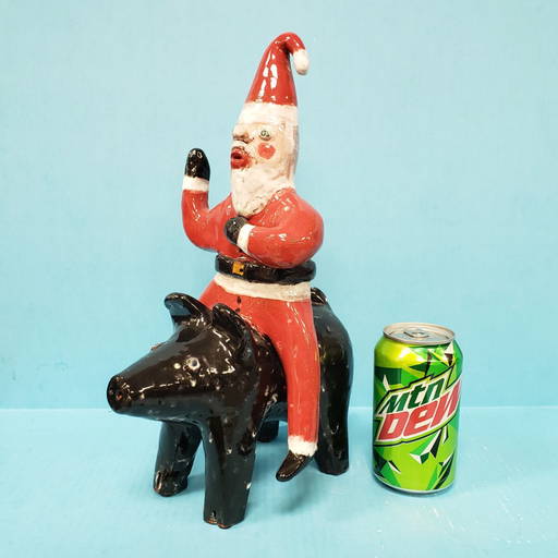 Larry Wilson Santa Riding Pig Folk Art Pottery - Jan 12, 2019 ...