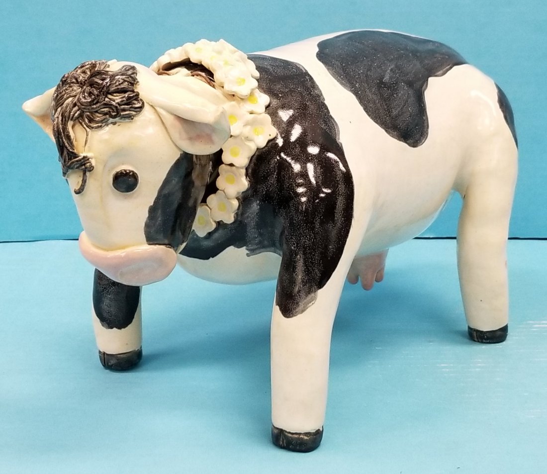Lin Craven Bobblehead Cow - Jan 12, 2019 | Rockabilly Auction Company in GA