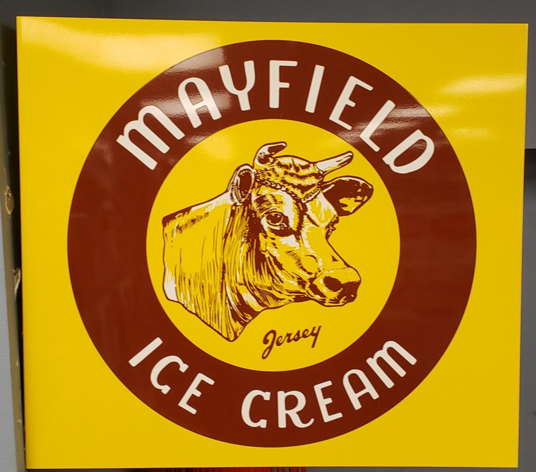 Mayfield Dairy Flange Sign