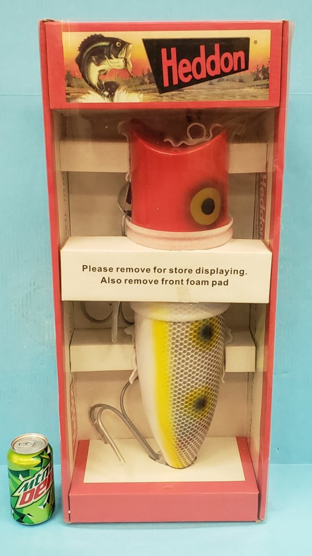 NOS Heddon Giant Store Display Lure Baby Lucky 13