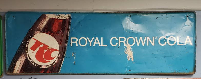 1951 Royal Crown Cola Tin Sign.