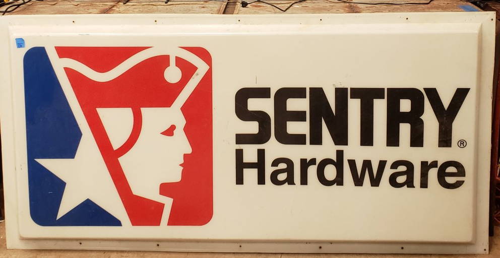 Sentry Hardware Plastic Commercial Store Sign