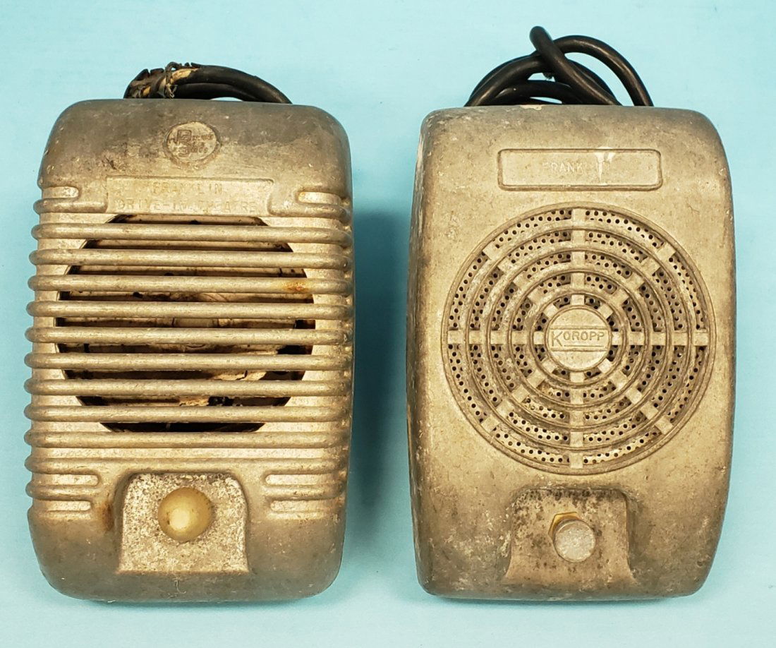 2 Drive In Movie Speakers - Mar 28, 2020 | Rockabilly Auction Company in GA