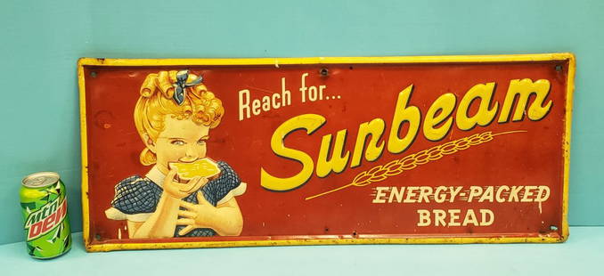 Embossed Pan Dandy Bread Tin Sign