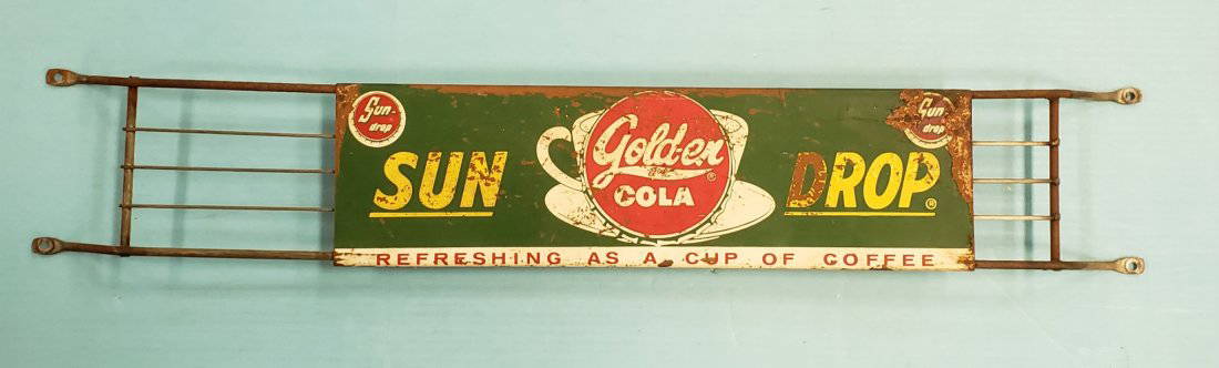 Sun Drop Golden Cola Door Push Sign