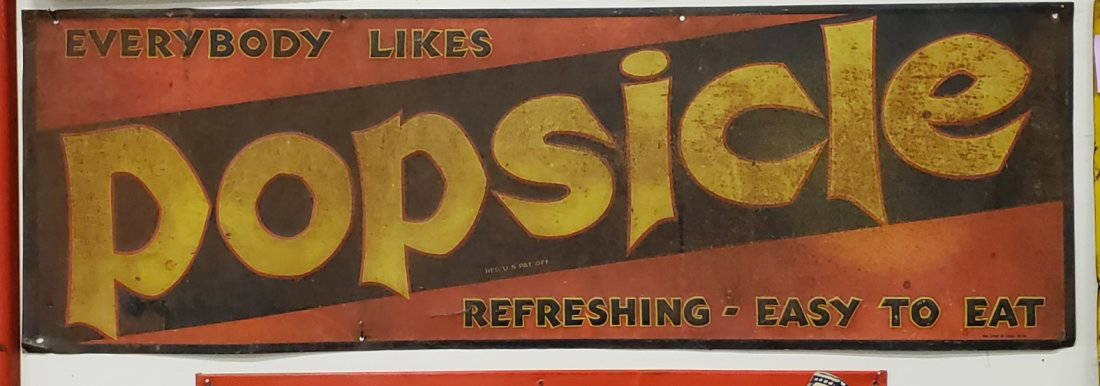 Popsicle Tin Sign