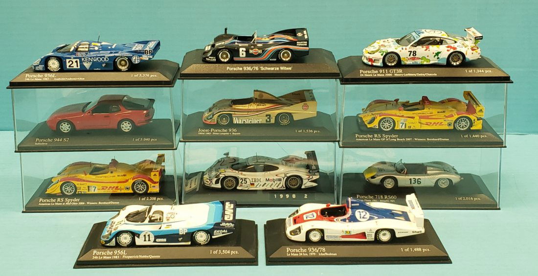 11 Porsche 1:43 Models Paul's Model Art Minichamps