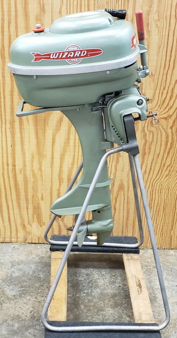 Wizard Boat Motor WG-7 with Stand - Jun 27, 2020 | Rockabilly Auction ...