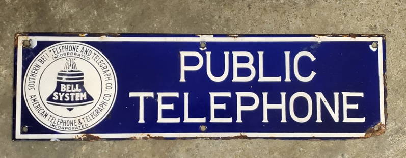 Public Telephone Sign