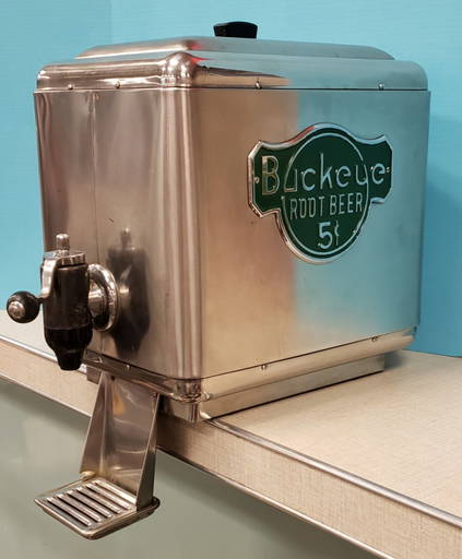 Buckeye Root Beer Syrup Dispenser Soda Fountain