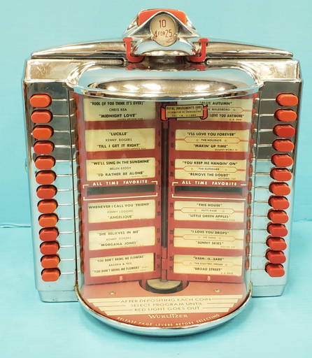 Wurlitzer Jukebox Wall Box - Oct 03, 2020 | Rockabilly Auction Company ...