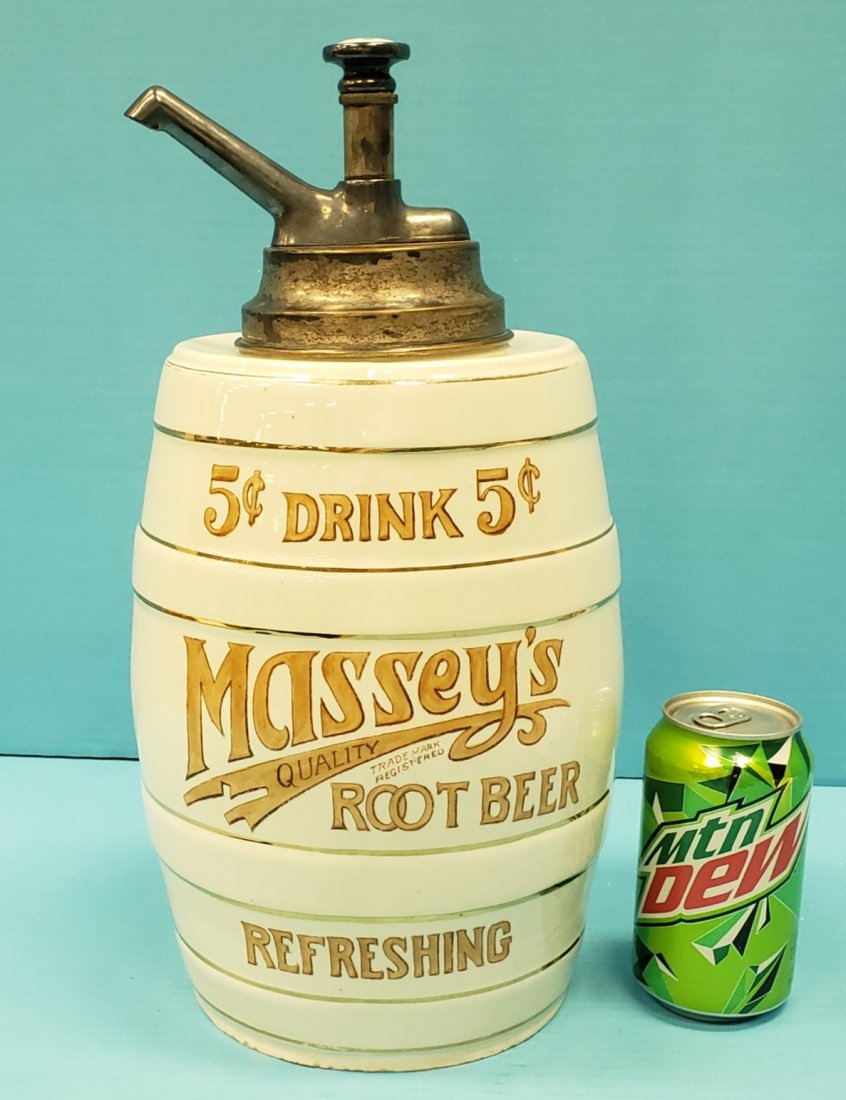 Massey's Root Beer Soda Fountain Syrup Dispenser