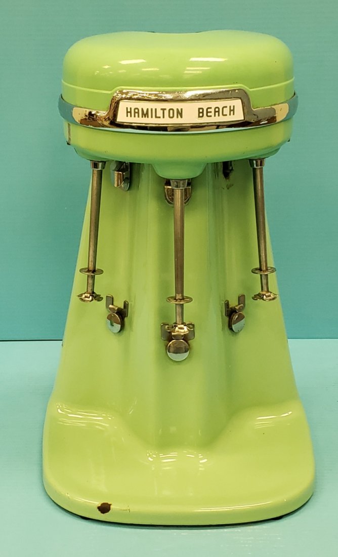 Hamilton Beach Porcelain Triple Milkshake Malt Mixer