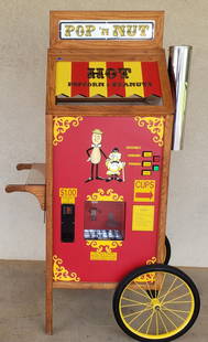 Asco "hot Nut Vendor" Peanut Vending Machine.