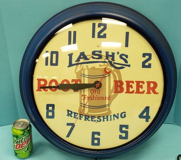 Lashes Root Beer Electric Clock