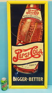 Pepsi Cola Vertical Sign