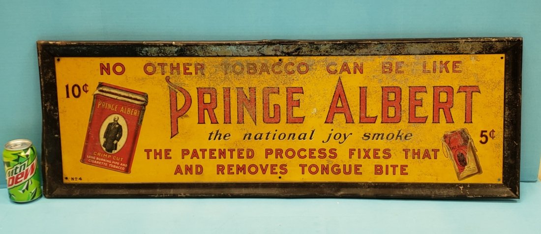 Prince Albert Self Framed Tin Sign