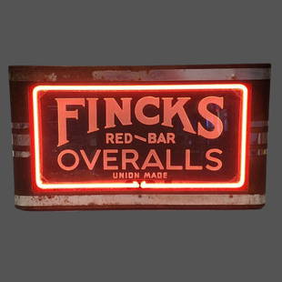 Lionel Neon Products Lighted Dealer Sign