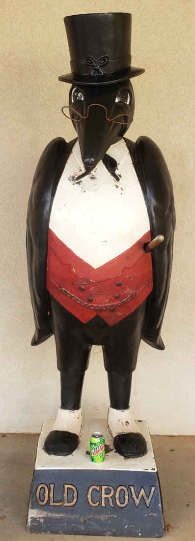 RARE Huge 7ft Old Crow Whiskey Statue - Dec 12, 2020 | Rockabilly ...
