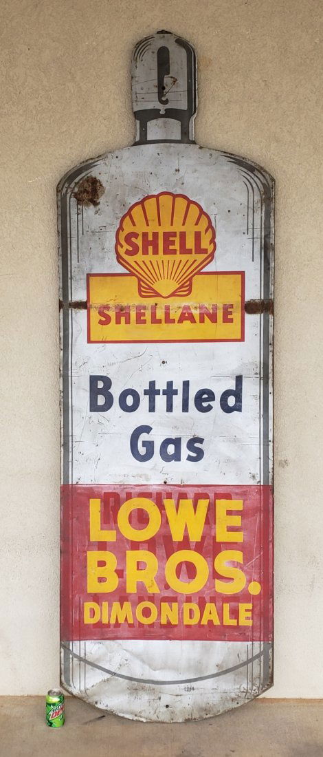 Huge 8ft Shell Shellane Bottled Gas Sign - Dec 12, 2020 | Rockabilly ...
