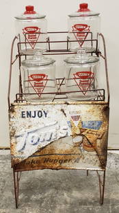 Tom's Peanuts Store Display Cabinet